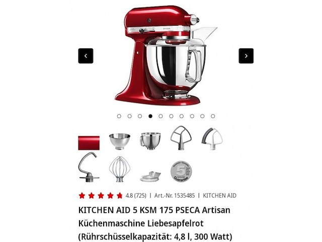 KitchenAid profesionalni mikser