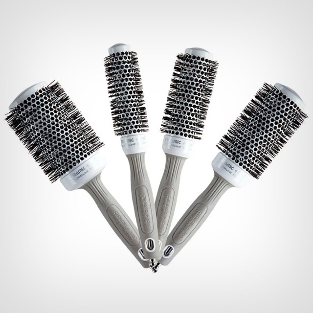 OLIVIA GARDEN EXPERT BLOWOUT SHINE WHITE&GREY ČETKA