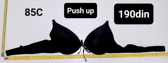 Ženski push up grudnjak brushalter crni 85C