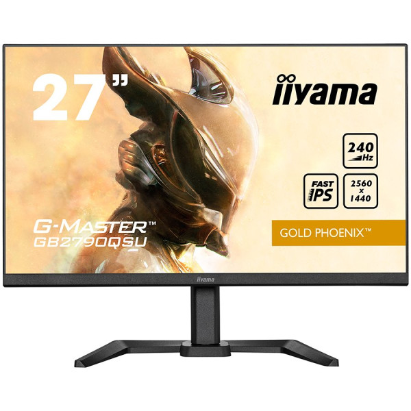 IIYAMA Monitor LED GB2790QSU-B5 GAMING 27inch 240Hz Fast IPS, matte finish 2560 x 1440 @240Hz 400cd 1ms HDMI DP USB Full ERGO ( GB2790QS