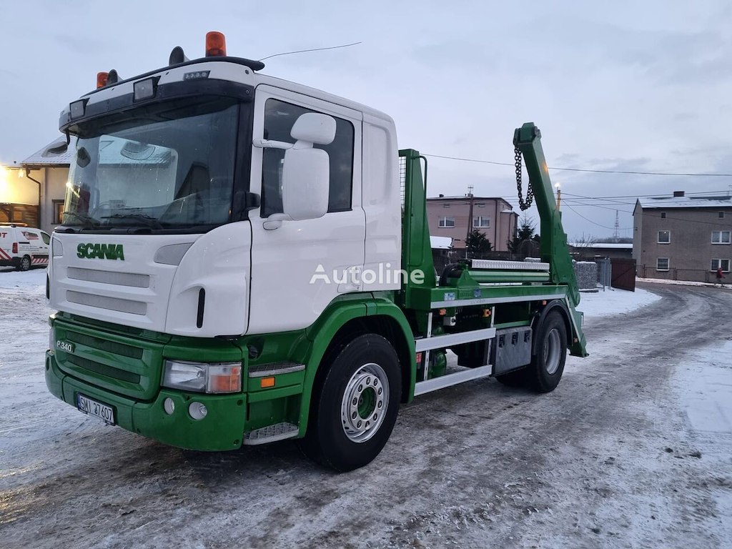 Scania P340 kamion autopodizač kontejnera