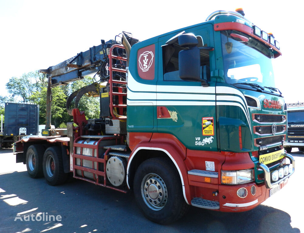 Scania R560 V8 For long woods - Para MADERA kamion za prevoz drva