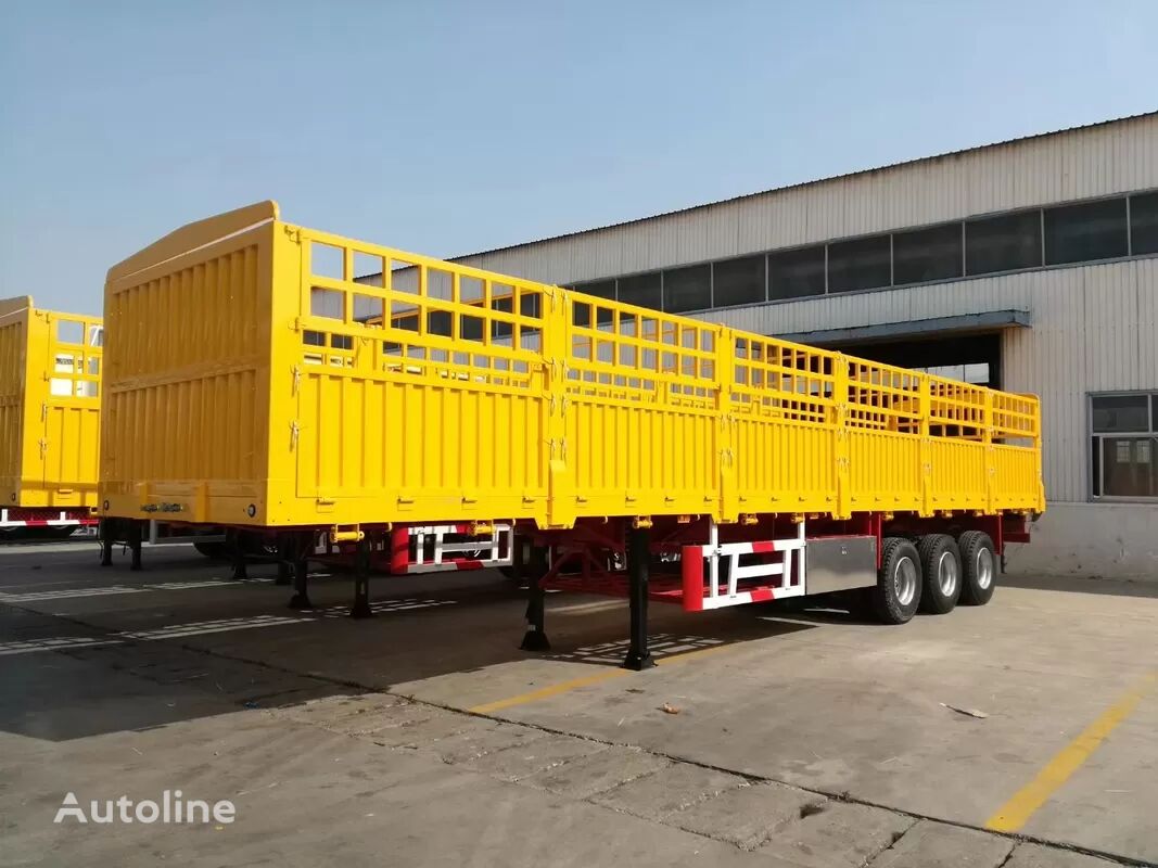 Nova NEWSTAR 3 Axle 40ft 12m 12.5m 40ton 50ton Livestock Fence Cargo poluprikolica za prevoz zrna