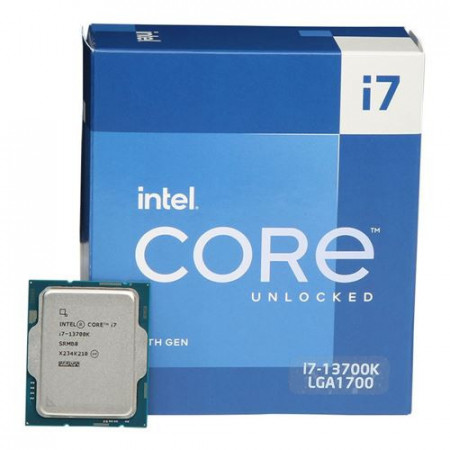 CPU INTEL Core i7-13700K, 16C/24T, 3.4GHz (5.4GHz), 24MB, 125 (253)W, LGA 1700, BOX