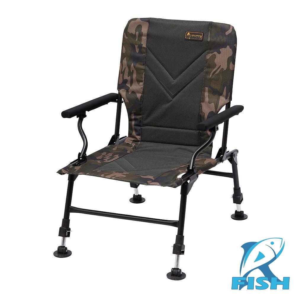 Stolica Prologic Avenger Relax Camo Chair W/Armrest & Covers 140kg