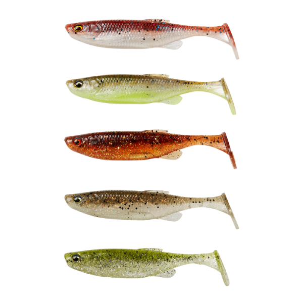 Varalica Savage Gear Shad Fat Minnow T-Tail 10.5cm 11gr /Clear Water Mix 5kom.