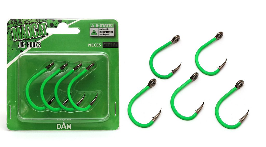 Udica Dam Madcat Camou Green A-Static Jig 4/0 , 5kom