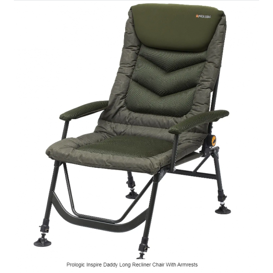 Stolica Prologic Inspire Daddy Long Recliner Chair With Armrest 140kg