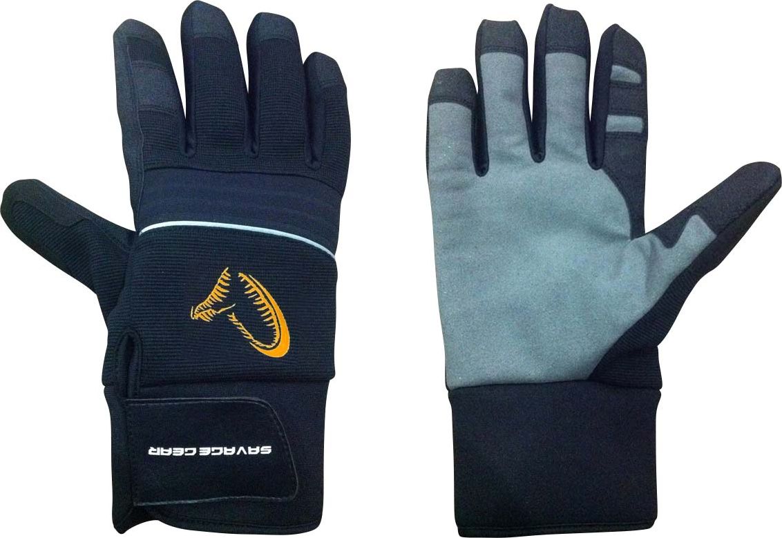 Rukavice Savage Gear Winter Thermo /Black Grey