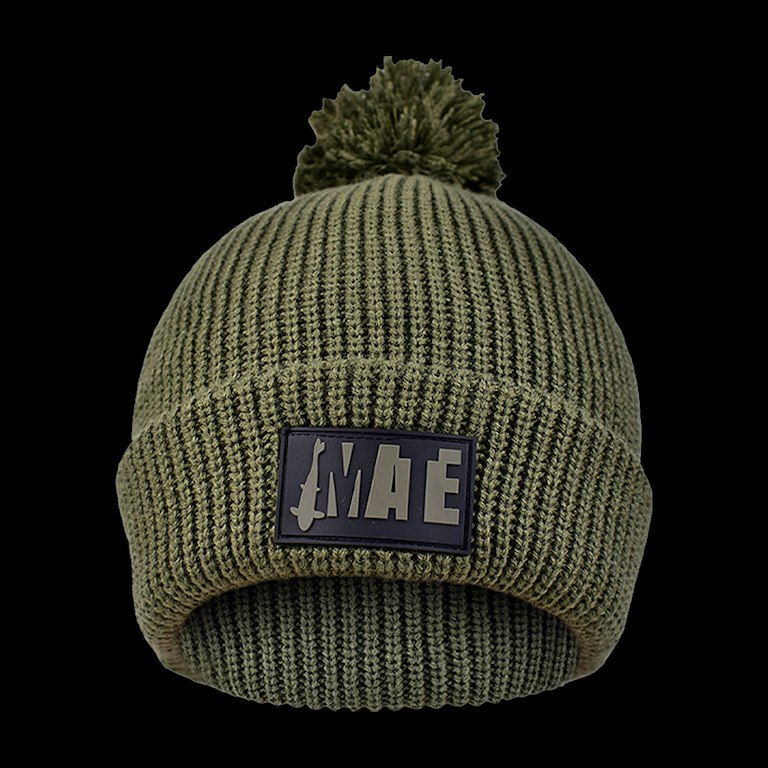 Zimska Kapa Mate Beanie Green With Rubber Label