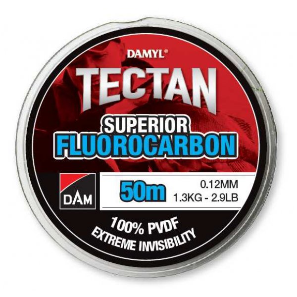Fluorocarbon Dam Damyl Tectan Superior Fluorocarbon 0.25mm , 50m
