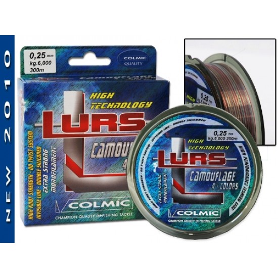 Najlon Colmic Camouflage Multicolor 300m , 0.22mm