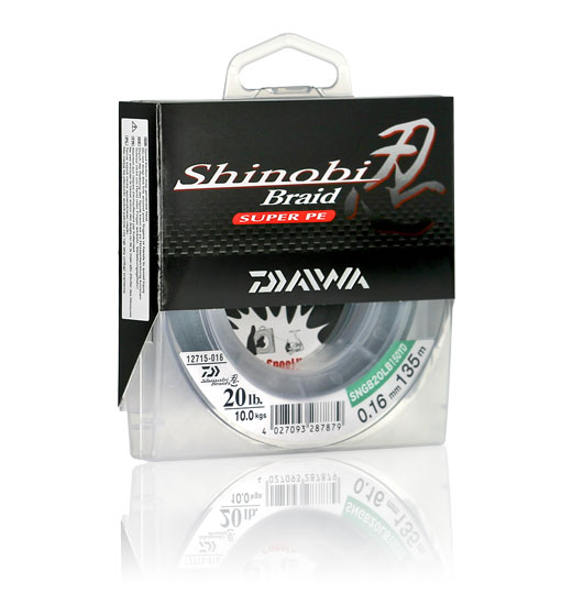 Upredena Struna Daiwa Shinobi Braid 135m , 0.14mm