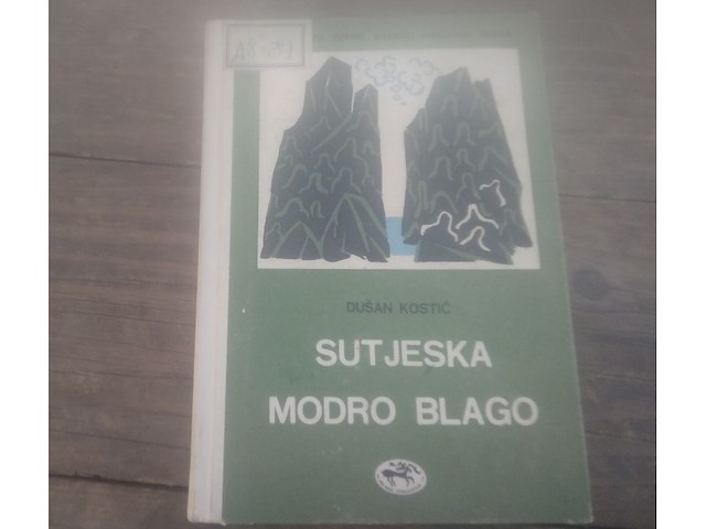 KNJIGA DUSAN KOSTIC sutjeska modro blago