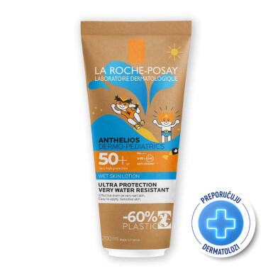 La Roche-Posay Anthelios DP Wet Skin Losion za zaštitu od sunca za decu SPF 50+, 200 ml