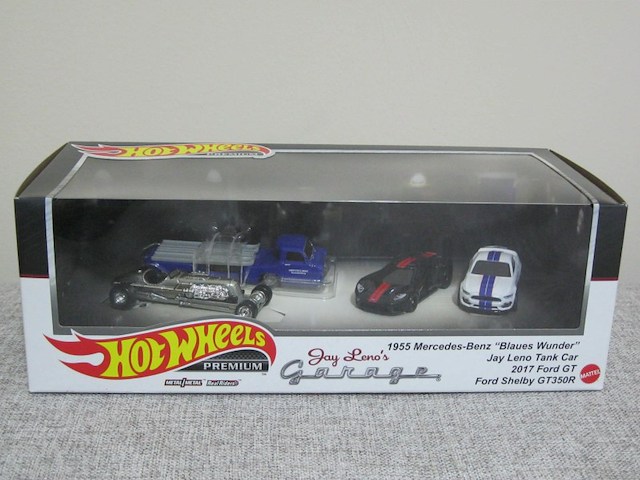 hot wheels premium set `Jay Leno`s garage`