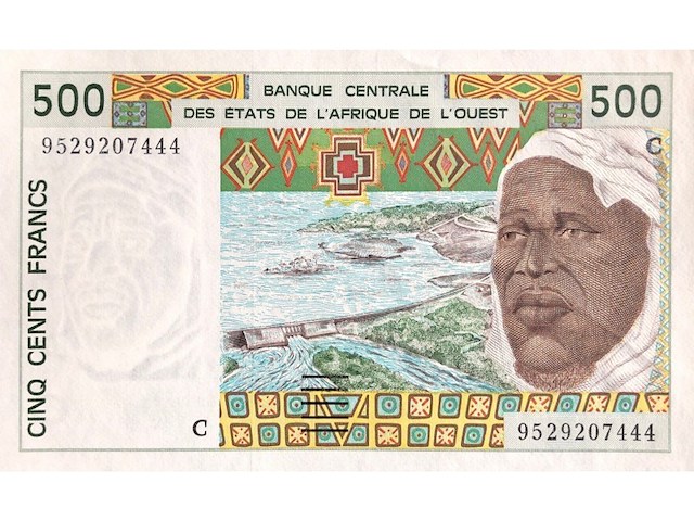 Zapadna Afrika Burkina Faso 500 francs 1995 UNC