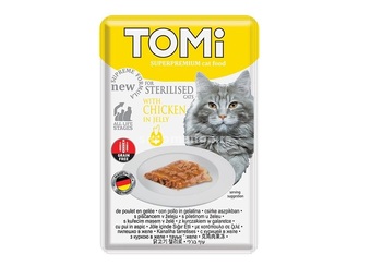 TOMI Cat Sterilised sos za mačke - Piletina 85g