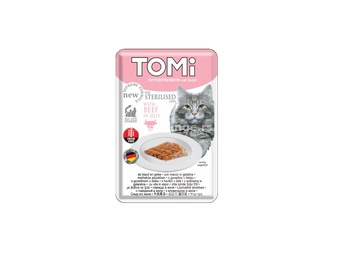 TOMI Cat Sterilised sos za mačke - Govedina 85g