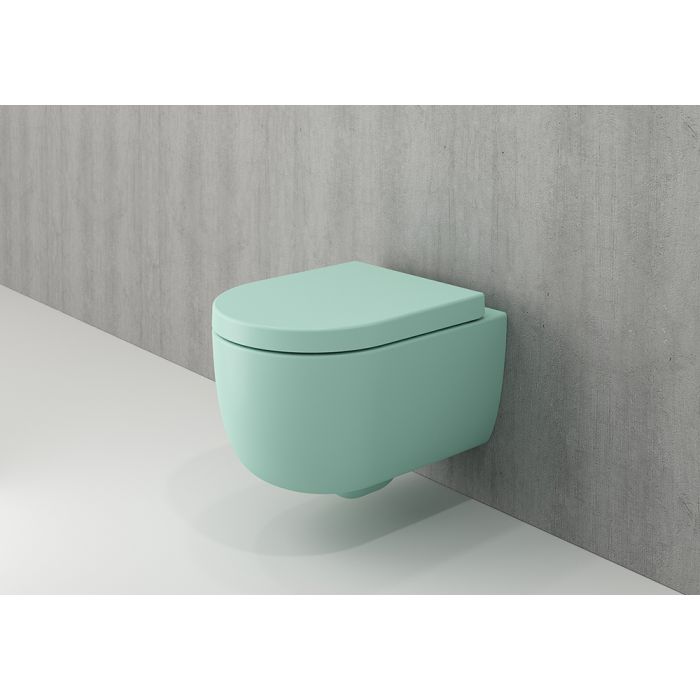 BOCCHI kompakt RIM-FREE konzolna MINT MAT WC šolja + daska