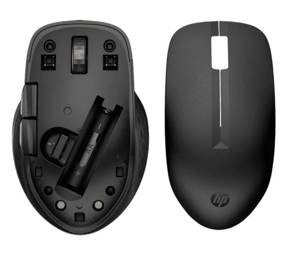 HP - HP 435 Multi-Device Wireless Mouse, USB dongle, Jack black