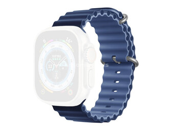 Moye smartwatch ocean strap 44/45/49mm light blue/deep navy ( 055034 )
