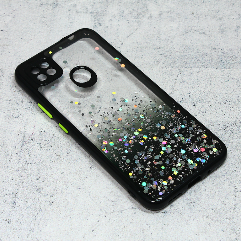 TORBICA FRAME GLITTER ZA XIAOMI REDMI 9C/10A CRNA