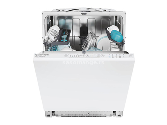 Ugradna mašina za pranje sudova Candy CI 3E7L0W, 13 kompleta, širine 60 cm