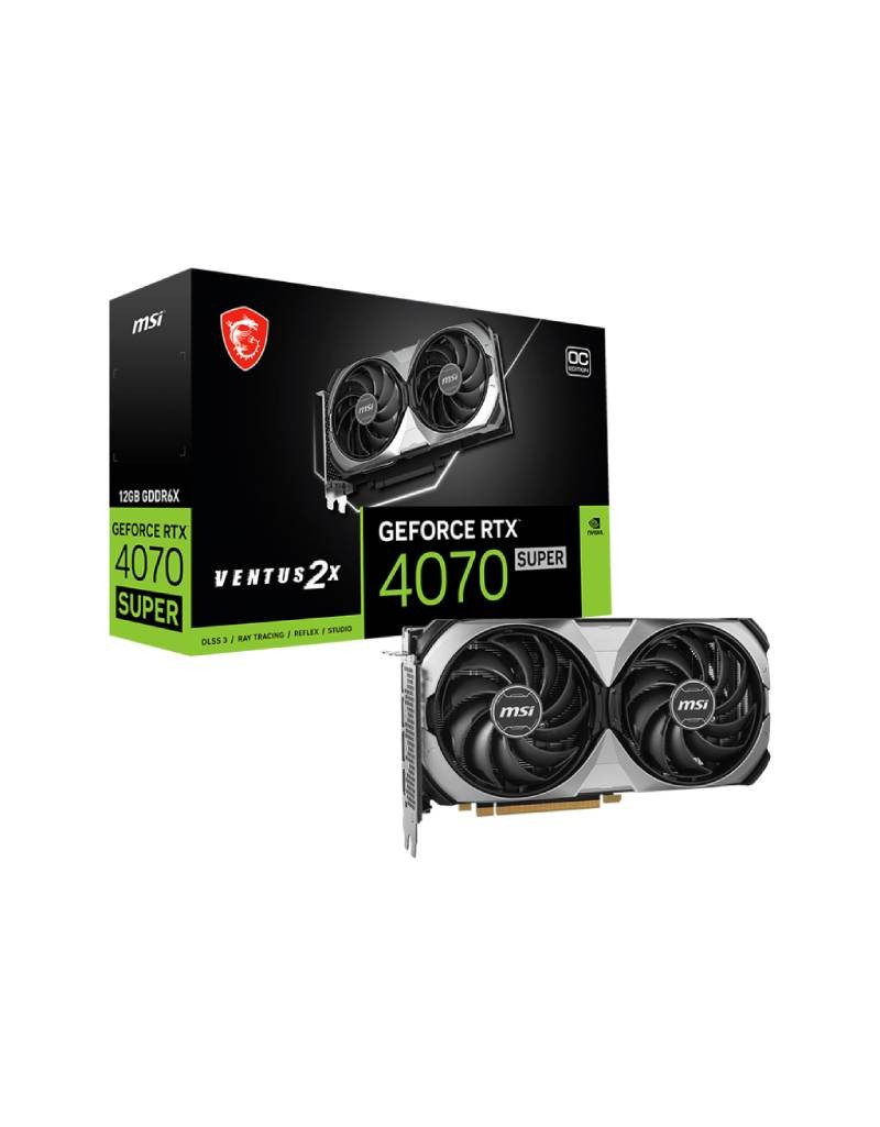 MSI nVidia GeForce RTX 4070 12GB RTX 4070 SUPER 12G VENTUS 2X OC