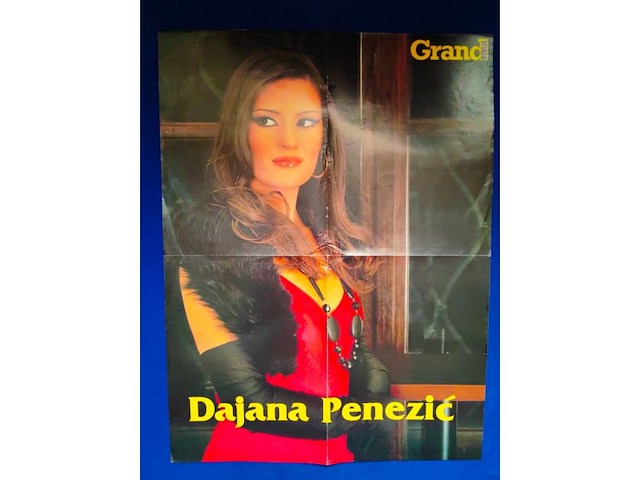 Dajana Penezić - obostrani poster iz Grand revije