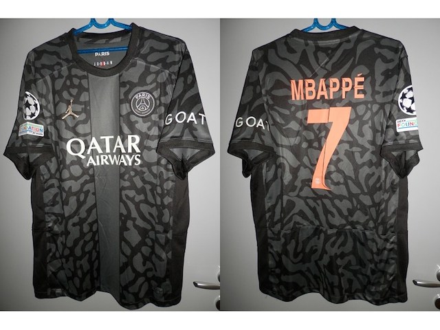 PSG dres 2023-24 Kylian Mbappe 7 (Treći dres)