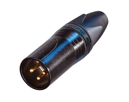 Neutrik NC3MXX-B - Muški 3-pin XLR crni