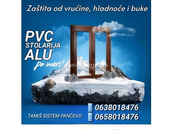 Po merama kupaca izrada ALU I PVC stolarije sa nemackim ROTO okovima