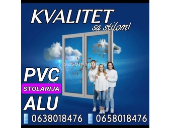 Po merama kupaca izrada ALU I PVC stolarije sa nemackim ROTO okovima