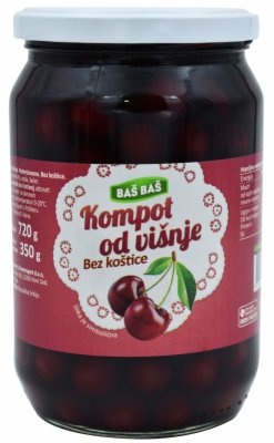 KOMPOT VIŠNJA BEZ KOŠTICE BAŠ BAŠ 700G
KOMPOT VIŠNJA BEZ KOŠTICE BAŠ BAŠ 700G