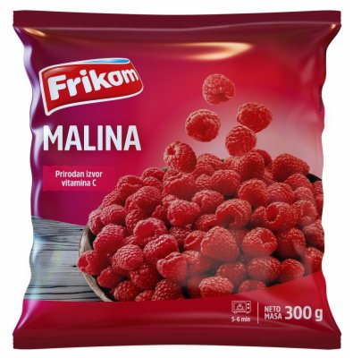 SMRZNUTO VOCE MALINA FRIKOM 300G
SMRZNUTO VOCE MALINA FRIKOM 300G