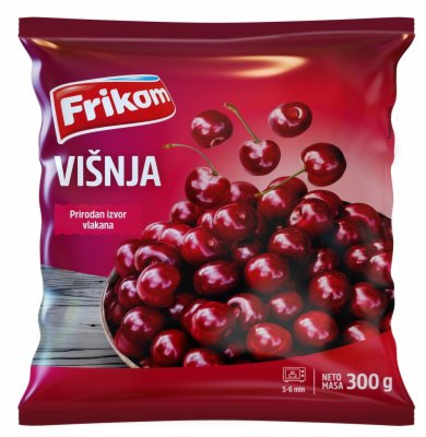 SMRZNUTO VOCE VISNJA FRIKOM 300G
SMRZNUTO VOCE VISNJA FRIKOM 300G