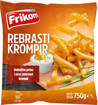 SMRZNUTI POMFRIT REBRASTI FRIKOM 750G
SMRZNUTI POMFRIT REBRASTI FRIKOM 750G