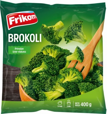 SMRZNUTO POVRCE BROKOLI FRIKOM 400G
SMRZNUTO POVRCE BROKOLI FRIKOM 400G