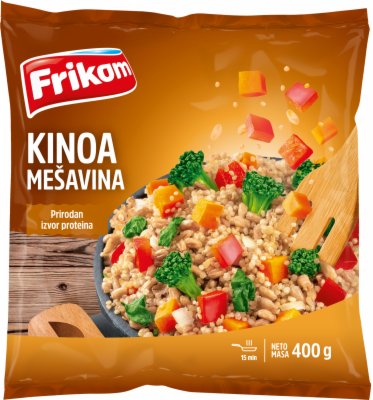 SMRZNUTO POVRCE KINOA MIX FRIKOM 400G
SMRZNUTO POVRCE KINOA MIX FRIKOM 400G