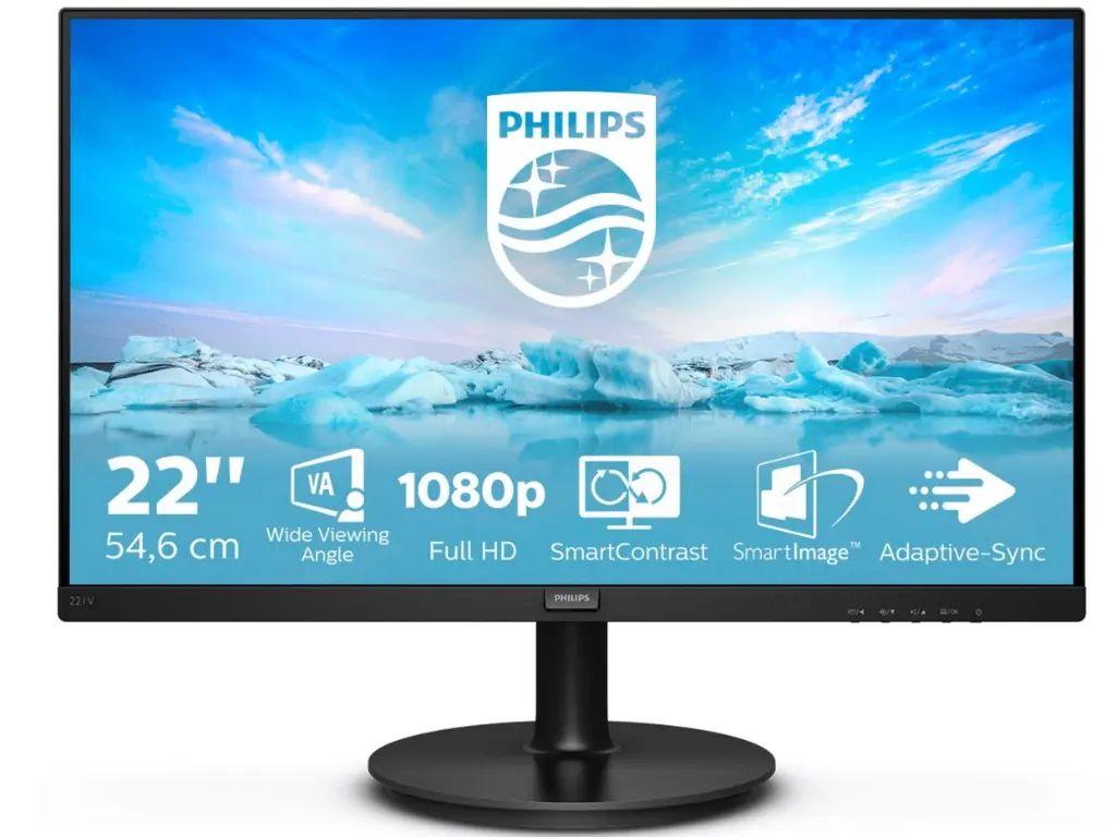 PHILIPS Monitor 221V8/00 21.5" crni