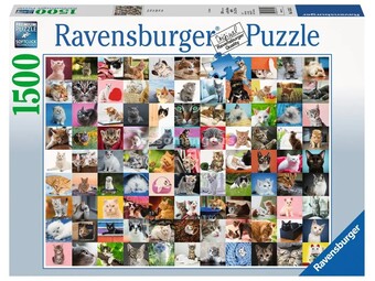 Ravensburger puzzle (slagalice)- 99 macaka