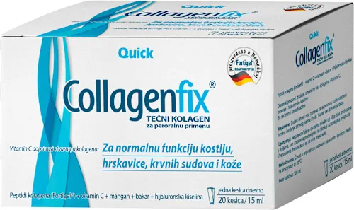 Quick
Collagenfix TEČNI KOLAGEN, 20 kom
Dodatak ishrani