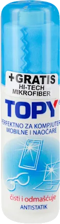 TOPY COMPANY
Sprej za čišćenje ekrana + krpica, 1 kom
Biocid