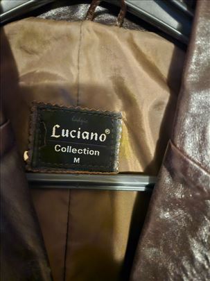Kožna jakna jaka braon, italijanska marka, nova