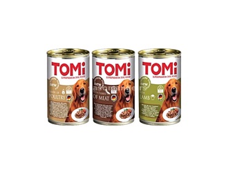 TOMI Dog konzerva za pse - Pet vrsta mesa 24x400g