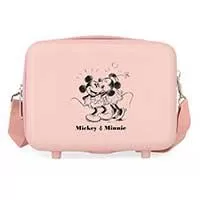 ABS Neseser - Kofer za kozmetiku Disney Mickey and Minnie kisses powder pink 37339