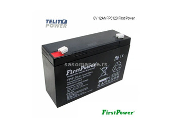 6V 12Ah FP6120 FIRSTPOWER terminal T1