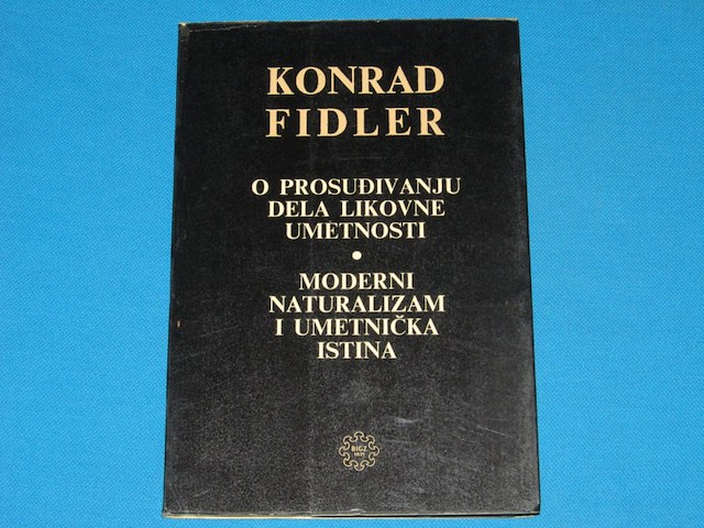 O prosuđivanju dela likovne umetnosti Konrad Fidler