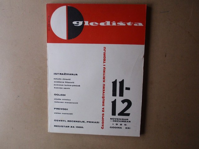 GLEDIŠTA 11 - 12 / 1980